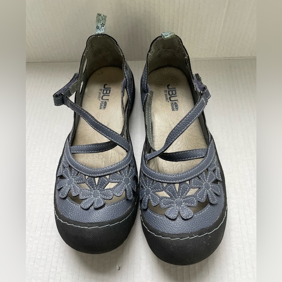 JBU | Shoes | Jbu By Jambu Blue Flower Mary Janes | Poshmark